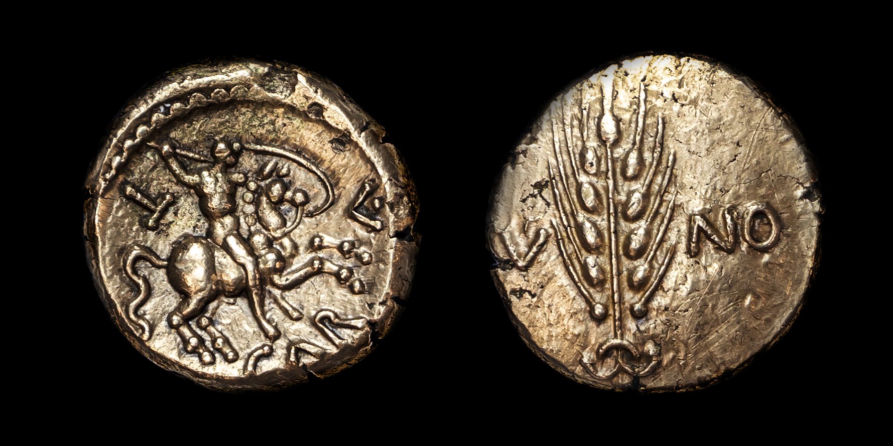 Unique Gold Coin minted by legendary Celtic Warlord over 2000 years ago ...